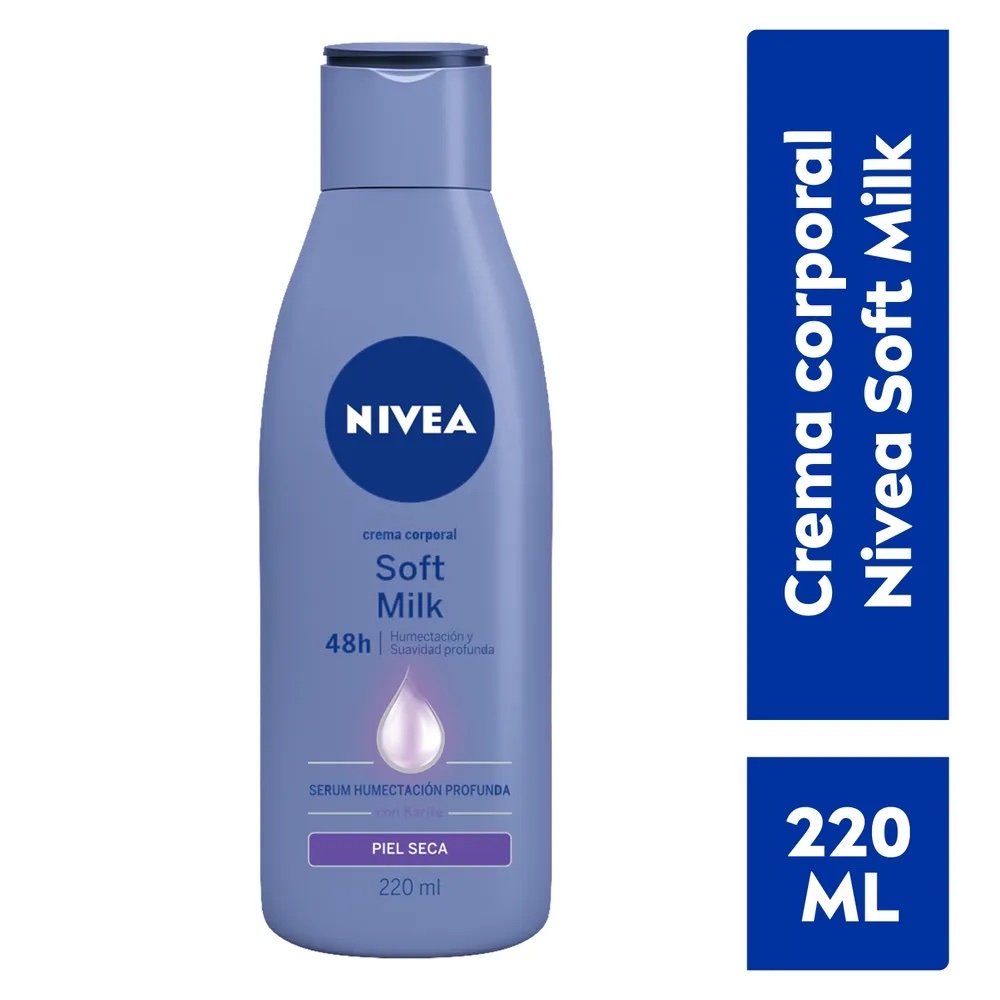 Crema Corporal Nivea Humectante Soft Milk -220 Ml | Tienda De ...
